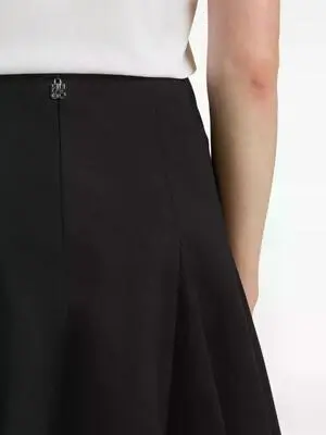 Hugo Pleated A-line Mini Skirt