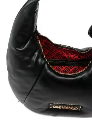 Moschino Puffy Shoulder Bag With Heart Charm