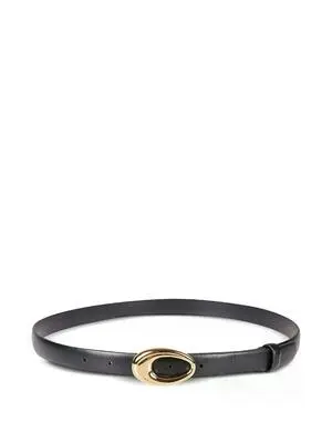 Khaite Oval Buckle Belt - Black