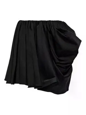 GANNI Draped Mini Skirt