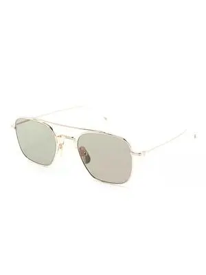 Thom Browne Pilot-frame Sunglasses - Gold