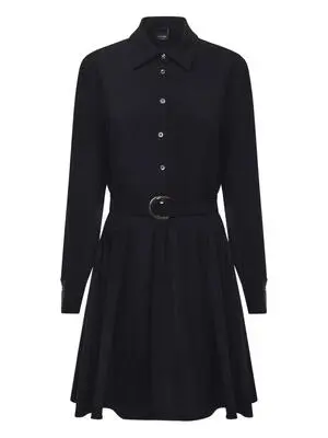Pinko Buttoned Belted Dress