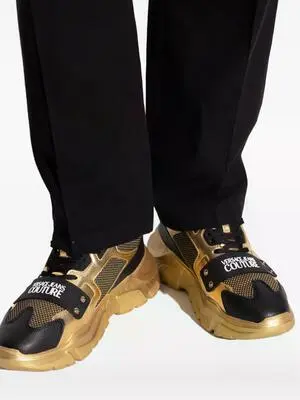 Versace Logo Strap Sneakers
