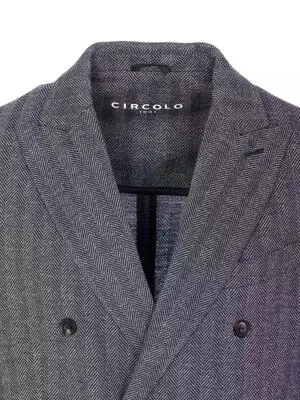 CIRCOLO 1901 Double-breasted Chevron Jacket