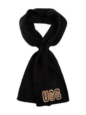 UGG Logo Scarf - Black