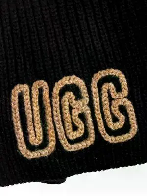 UGG Logo Scarf - Black