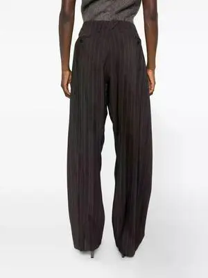 Magda Butrym Pinstripe Straight Leg Trousers