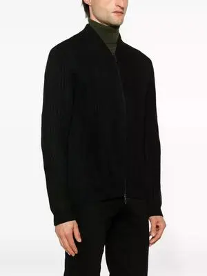 ANTONY MORATO Zip-up Ribbed-knit Cardigan