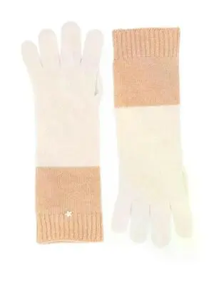 Lorena Antoniazzi Star-charm Ribbed Gloves