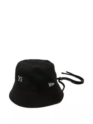 Y’s Logo-embroidered Bucket Hat - Black