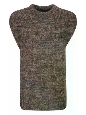 THIBAULT VAN DER STRAETE Sleeveless Alpaca Wool Pullover