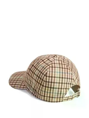 Woolrich Checked Baseball Cap