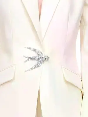 David Koma Bird-embellished Blazer