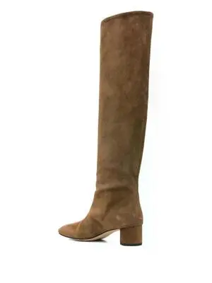 AeydĒ 45mm Suede Knee-high Boots