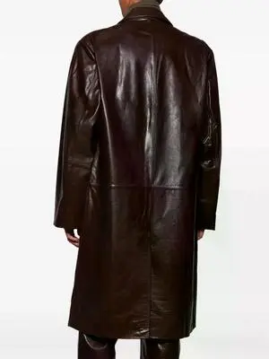 ENTIRE STUDIOS Single-breasted Leather Coat