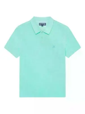 Vilebrequin Turtle-embroidered Polo Shirt - Blue
