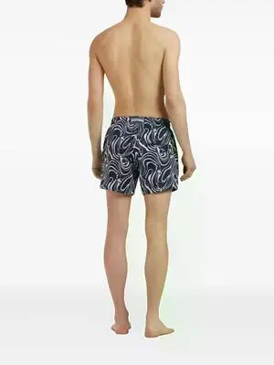 Vilebrequin Orcas-print Swim Shorts - Blue