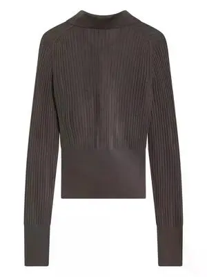 Fendi V-neck Ribbed Polo