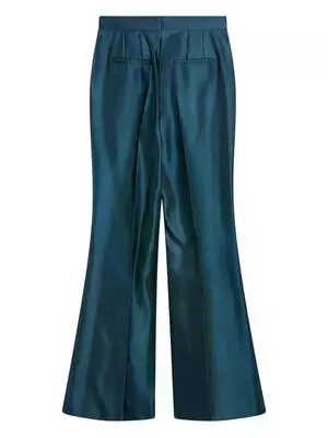 Fendi Duchess-satin Flared Trousers
