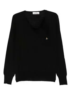 VIVIENNE WESTWOOD Orb-embroidered Wool Top
