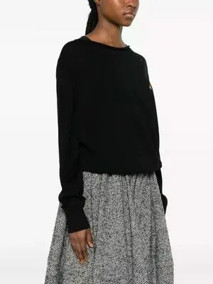 VIVIENNE WESTWOOD Orb-embroidered Wool Top