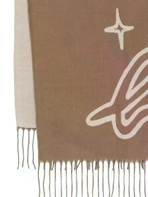 AGNES B. Dino-print Scarf