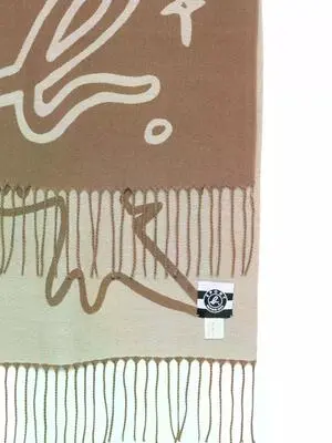 AGNES B. Dino-print Scarf
