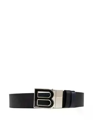 Bally Logo Buckle Belt - Black