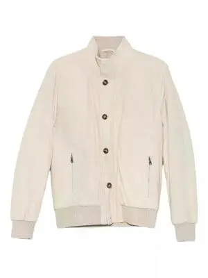 BARBA NAPOLI Buttoned Zip-pocket Jacket