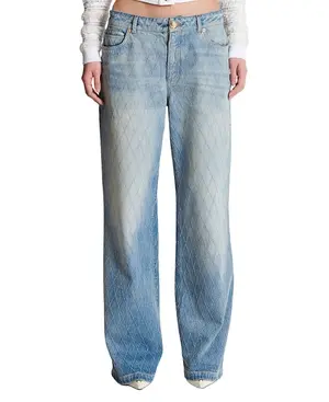 Balmain Straight Leg Jeans For Women