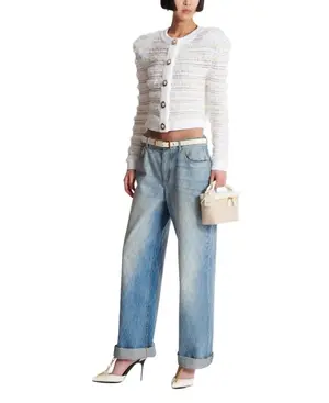 Balmain Diamond Washed Denim Straight-fit Jeans
