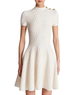 Flared Knit Day Dresses