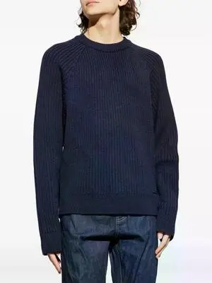 Dsquared2 Ribbed Crewneck Sweater - Blue