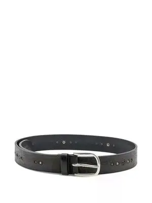 ORTIGNI Stud-embellished Belt - Black