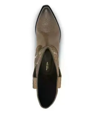 GOLDEN GOOSE Suede-appliqué Boots