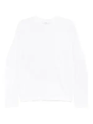 Tibi Long Sleeve Crewneck T-shirt