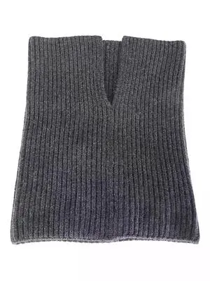 UMA WANG Ribbed-neck Scarf - Grey