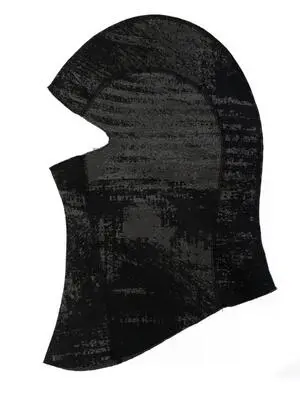 JULIUS All-over Graphic Print Balaclava - Grey