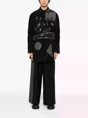 Yohji Yamamoto Graphic Padded Jacket