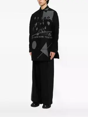 Yohji Yamamoto Graphic Padded Jacket