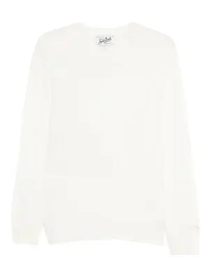 MC2 SAINT BARTH Regent Crew-neck Sweater - White