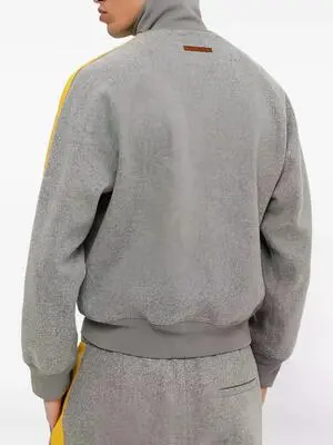 1989 STUDIO Stripe-detail Zip-up Jacket - Grey