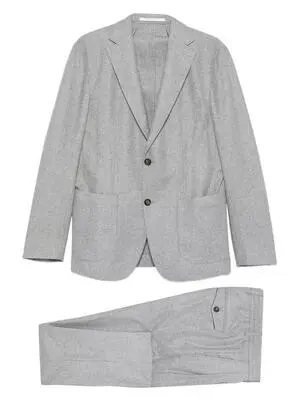 Eleventy Pleated-pocket Suit