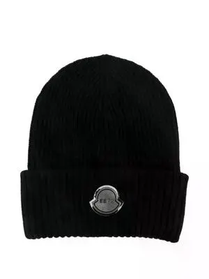 MONCLER X EE72 BY EDWARD ENNINFUL Ribbed Beanie - Black