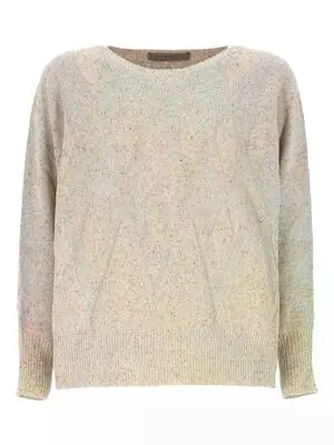 D.exterior Diamond-pattern Sweater
