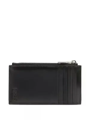 DIESEL Logo Zip Card Holder