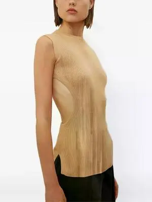Loulou De Saison Ribbed Open-back Vest