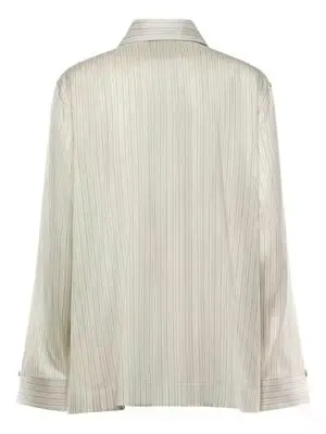 Fendi Striped Draped Shirt