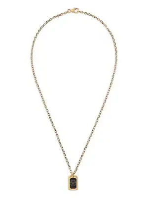 Philipp Plein Plein Tag Ip Chain Necklace - Gold