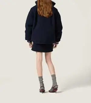Miu Miu Fleece Mini Skirt
